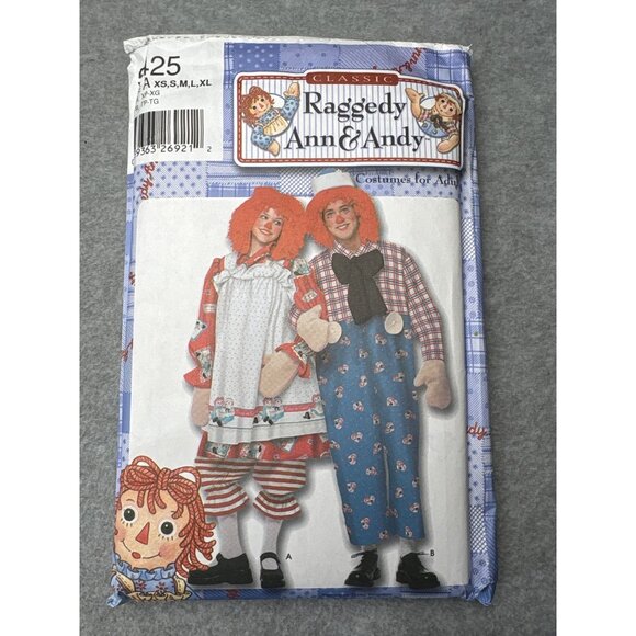 Simplicity | Office | Simplicity 5425 Raggedy Ann Andy Costume Sewing ...